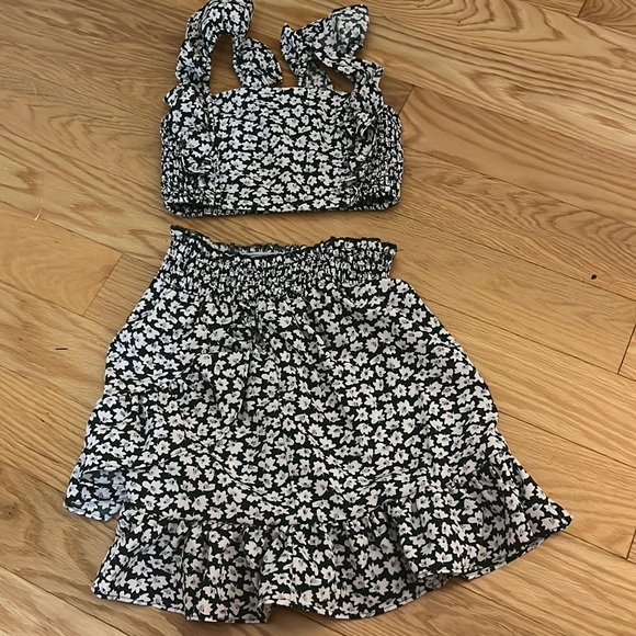 Matching Sets | Shein Girls Crop And Skirt Set | Poshmark